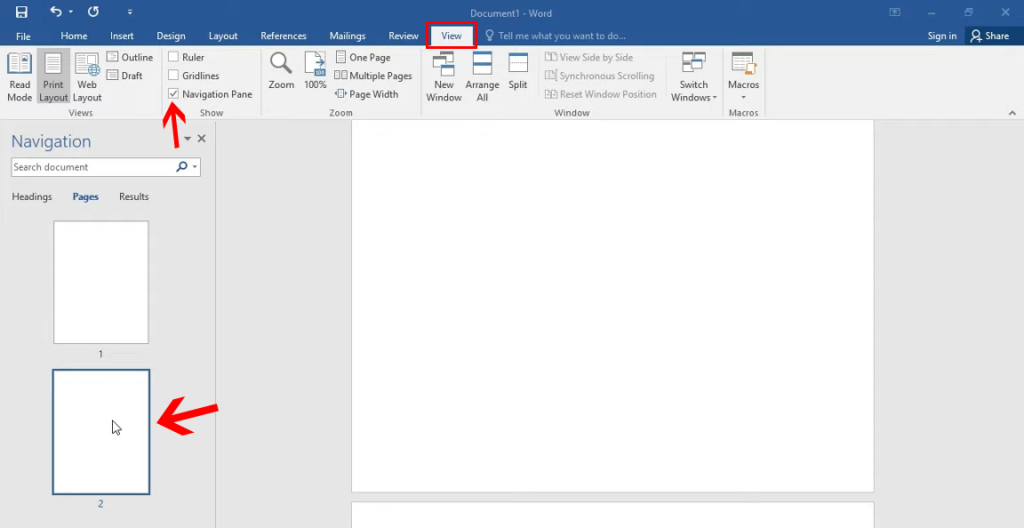 How To Delete A Page In Word Extra Blank Page Tipsogram